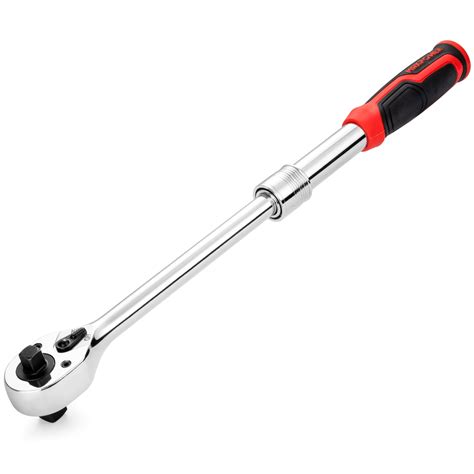 Extendable Ratchet Wrench 12 And 38 Dual Drive