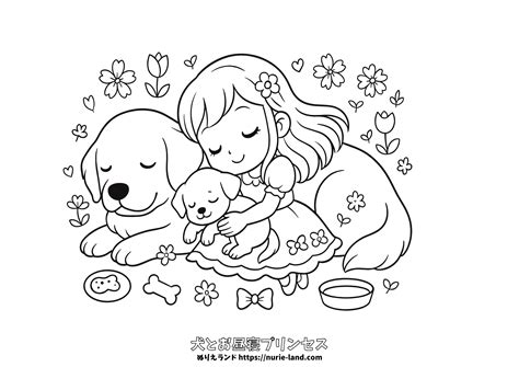 プリンセス塗り絵｜幼児が喜ぶ！かわいいアラビアンぬりえ素材【無料】