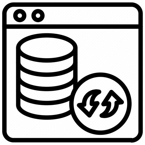 Database Sync Data Syncing Refreshing Icon Download On Iconfinder