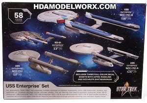 Star Trek Uss Enterprise Set 12500 Scale Model Kit By Amt