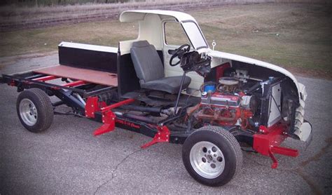 Monster Truck With Flatbed Custom Car Chassis With Engine Custom