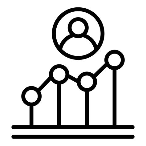 Narrow Market Graph Chart Icon Outline Style 15891964 Vector Art At Vecteezy