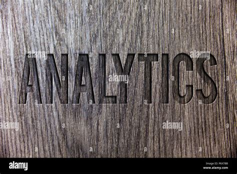 Conceptual Hand Writing Showing Analytics Business Photo Showcasing Data Analysis Financial