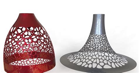 Grasshopper練習 Voronoi Pattern Lampshade