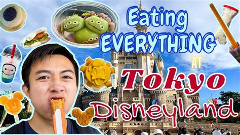 Eating Everything At Tokyo Disneyland Food Tour Of Food And Drinks At Disneyland In Japan Alo