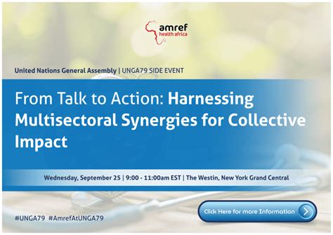 Amref At United Nations General Assembly Unga 79 Newsroom