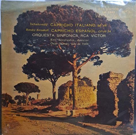 Tschaikowsky Rimsky Korsakoff Capricho Italiano Op 45 Capricho