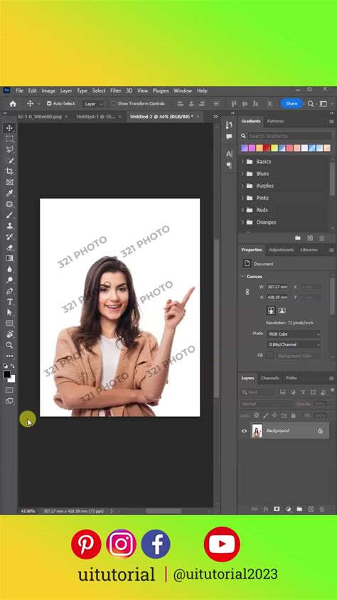 How To Create Passport Size Photo In Photoshop Passport Size Photo