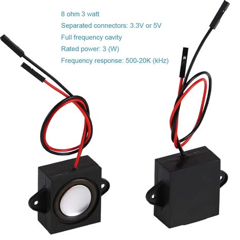 Pcs Arduino Speaker Watt Ohm Single Cavity Mini Speaker Full Range Mobile Portable