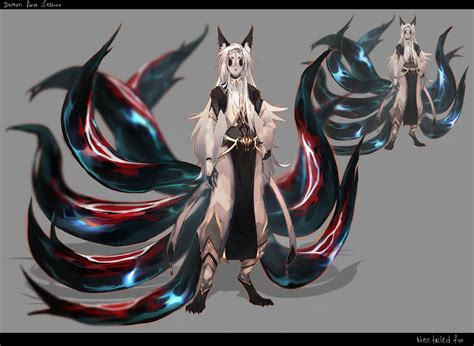 Kitsune Fox Demon Girl 作品名稱 Kitsune Fox Demon Priestess