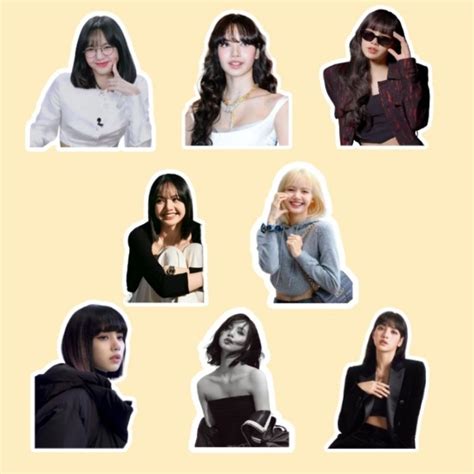 Blackpink Lisa Manoban Laminated Waterproof Vinyl Sticker Shopee