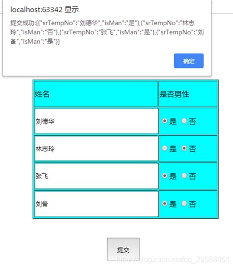Jquery获取动态table列表的值并组装成数组返回javascript Jqueryjs Table显示返回值 Csdn博客