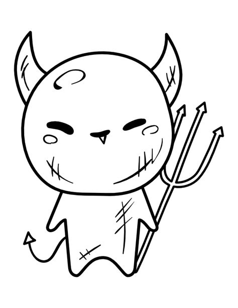 Sexy Devil Anime Girls Coloring Pages Sketch Coloring Page