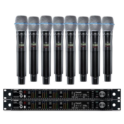 Shure Axient Digital 8 Way Handheld Wireless Mic System Dm Audio Ltd