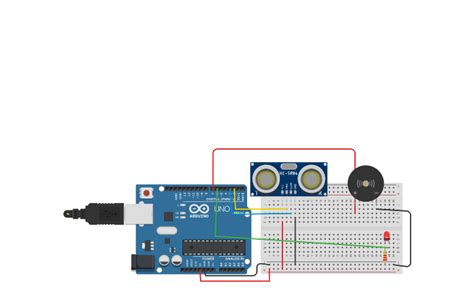 Circuit Design Copy Of Practica 7 Sensor Ultrasónico Con Servo Tinkercad