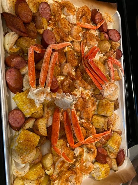 Best Sheet Pan Low Country Boil Recipe Sheet Pan Crab Boil Seafood