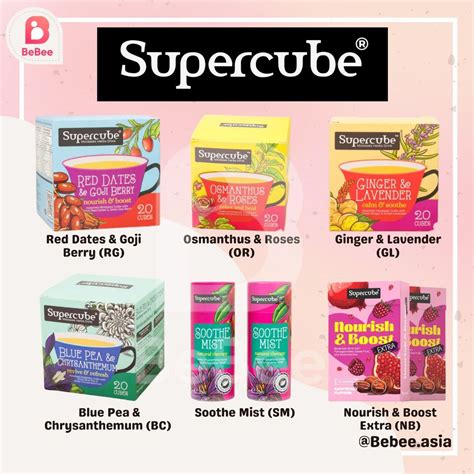 Supercube Molasses Based Tea Drink Milk Boostersoothe Mistsupercube