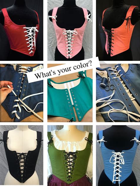 Ren Faire Bodice Custom Color — Period Corsets