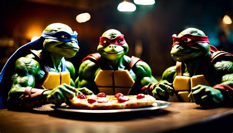Teenage Mutant Ninja Turtles Eating Pizza Ai By Liquidkool720 On Deviantart