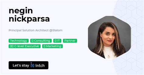 Negin Nickparsa Principal Solution Architect Slalom Intch