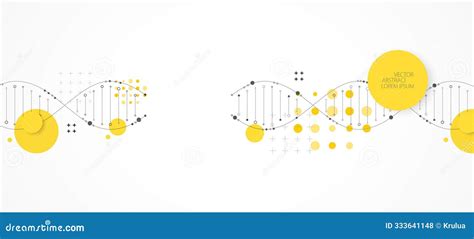 Science Template Dna Molecules Background Stock