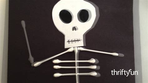 Printable Q Tip Skeleton Template