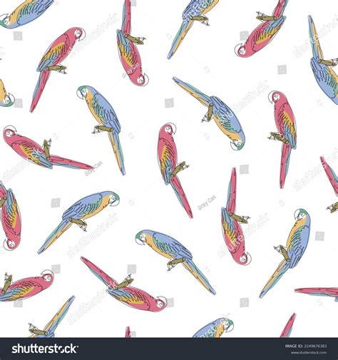 48 Parrot Pattern Solid Background Stock Vectors Images And Vector Art