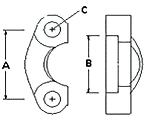 Exitflex Hydraulic Adaptor Code 61 Split Flange Clamp 12 82