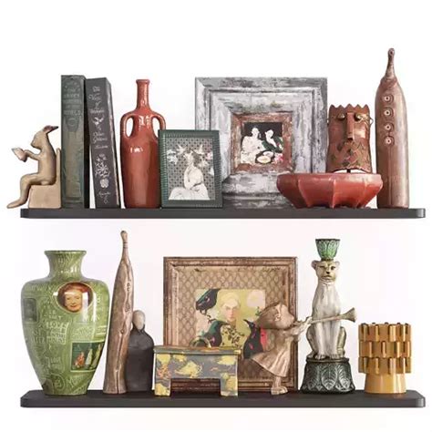 Decorative Set 3d Model Cgtrader