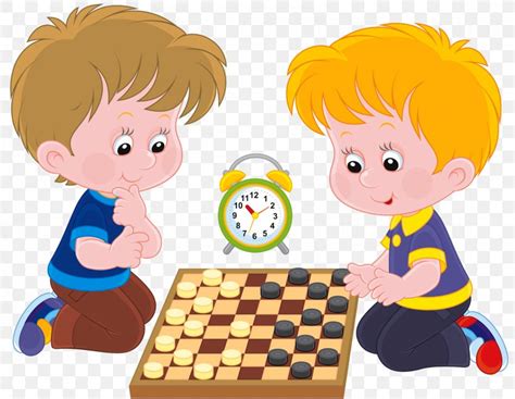 Playing Chess Clip Art