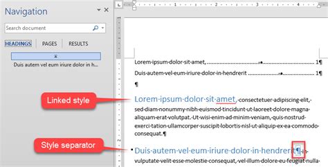 Managing Word Styles