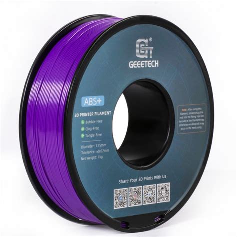 Abs 3d Printer Filament Purple 175mm Geeetech