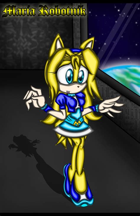 Maria Robotnik Hedgehog By Nightangeltdc On Deviantart