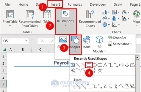 How To Create A Payroll Process Flowchart In Excel 6 Steps