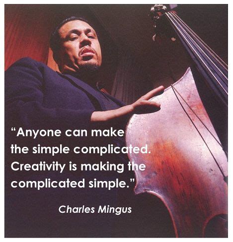 Charles Mingus Inspirational Quote By Charles Mingus Charles Mingus