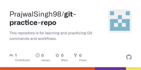GitHub PrajwalSingh Git Practice Repo This Repository Is For Learning And Practicing Git
