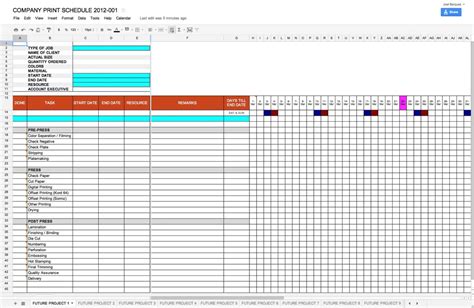 Project Management Spreadsheet Template Google Docs Db Excel