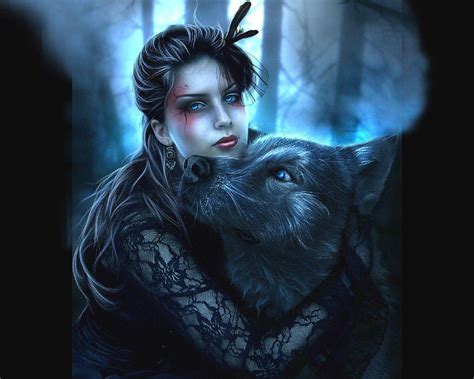 Wolf Girl Wallpapers Wallpaper Cave