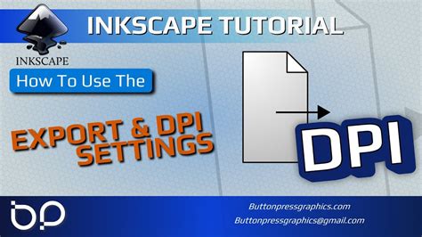 exporting and dpi settings within inkscape 1 4 youtube