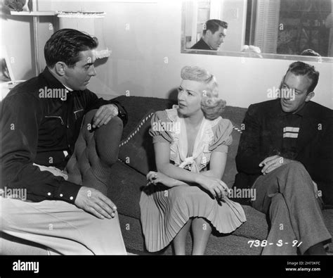 Tyrone Power Visits Betty Grable And Her Husband Harry James In Her