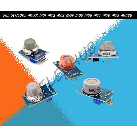 Mq2 Mq3 Mq4 Mq5 Mq7 Mq135 Smoke Methane Liquefied Gas Sensor Module Mq 2 3 4 5 7 135 Shopee