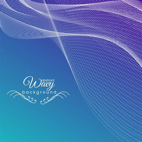 Premium Vector Abstract Colorful Wavy Background