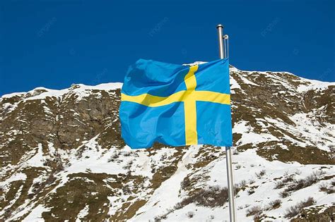 Swedish Flag Blue Patriotic Wave Photo Background And Picture For Free