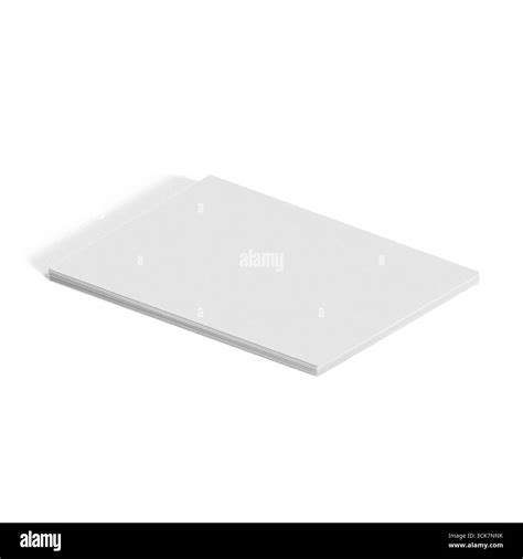 A Blank White Sheet Of Paper Lying Flat Suitable For Writing Or