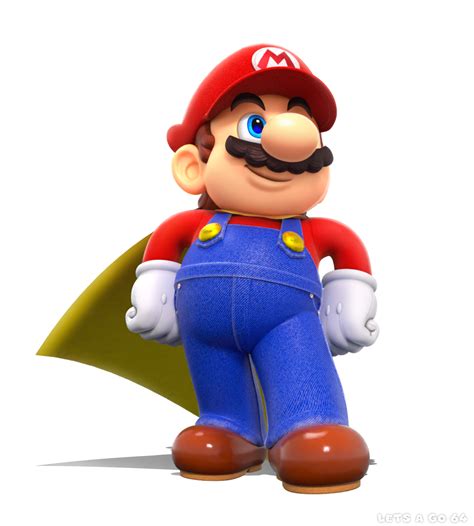 Cape Mario Render By Lets A Go64 On Deviantart