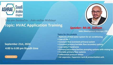 Osama Azzam On Linkedin You Are Invited To Join Online Webinar Hvac Application