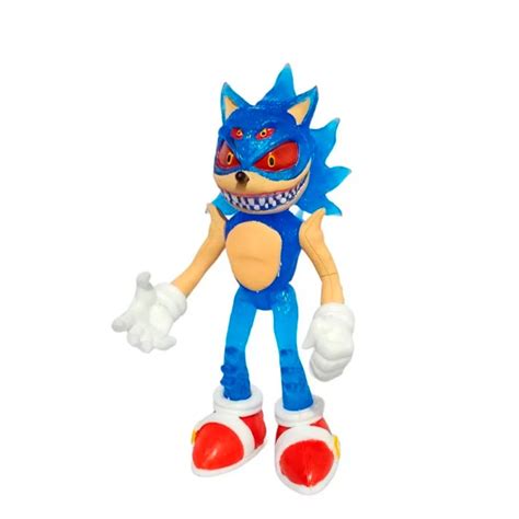 Sonicexe Figure Red Eyes Creepypasta Hedgehog Sega Sonix X Etsy