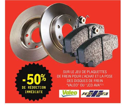 Promo Le Jeu De Plaquettes De Frein Disques De Frein Valeo Ou Jcd