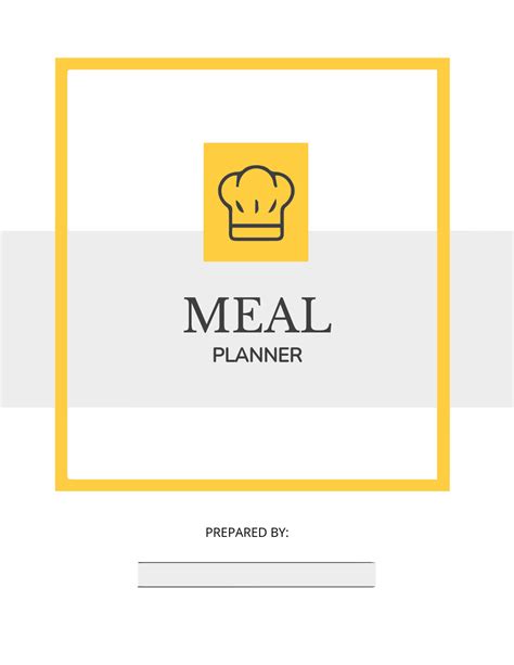Free Printable Meal Planner Template To Edit Online