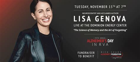 Lisa Genova Live Dominion Energy Center Official Website